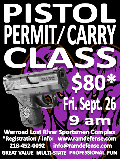 Pistol Permit to Carry - Visit Warroad, MN